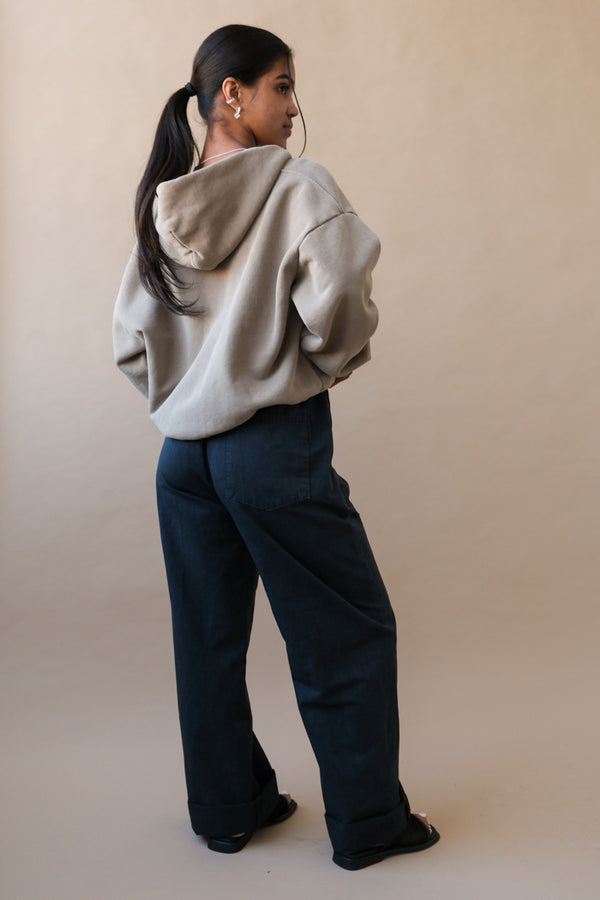 Citizens of Hummanity Aurora pull on pants washed black | Pipe and Row - PIPE AND ROW