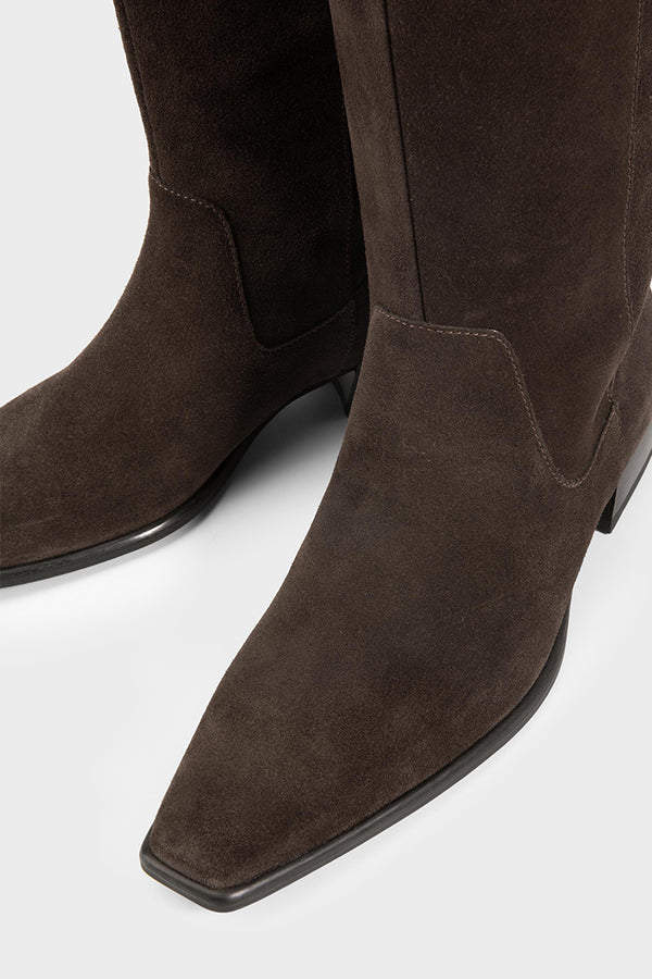 Vagabond Nella tall boots chocolate brown suede | Pipe and Row Seattle ...