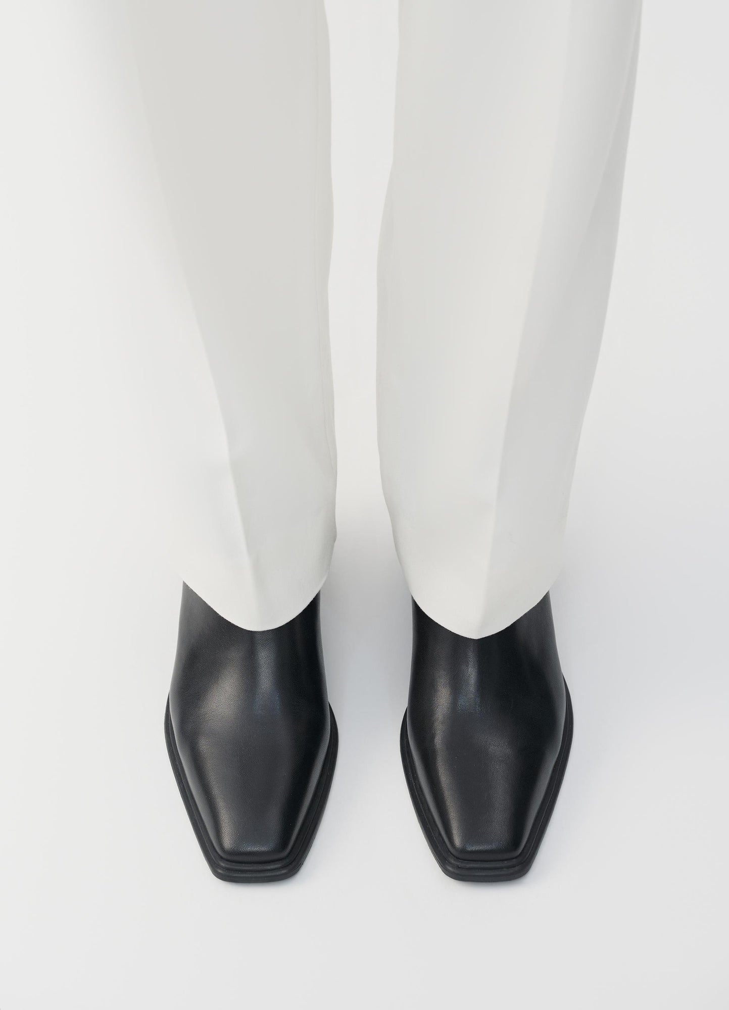 Vagabond black leather Aino wedge ankle boot pointed toe | Pipe and Row ...