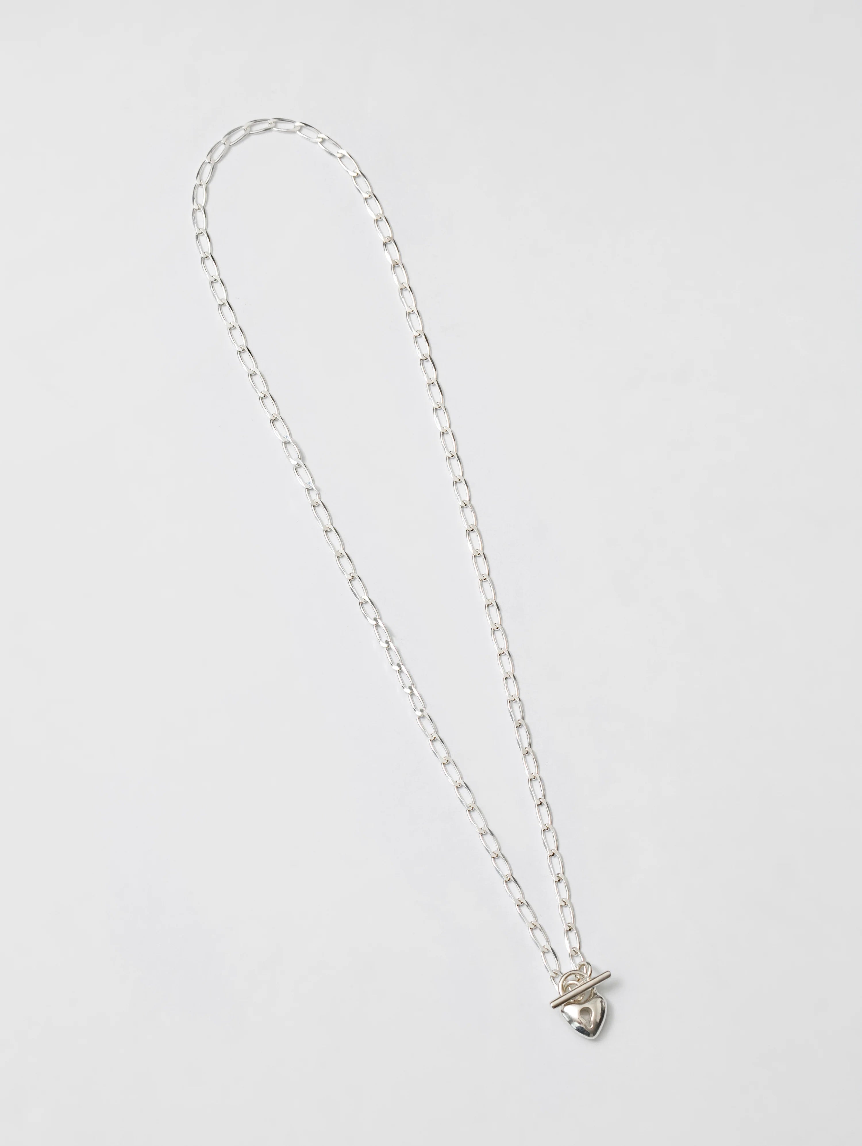 Wolf Circus Heart Toggle necklace sterling silver | pipe and row - PIPE ...