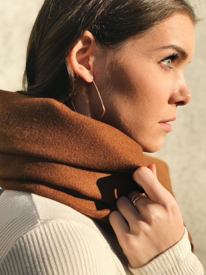 Infinity Spiral ring handmade 14K rose gold PIPE AND ROW boutique Seattle